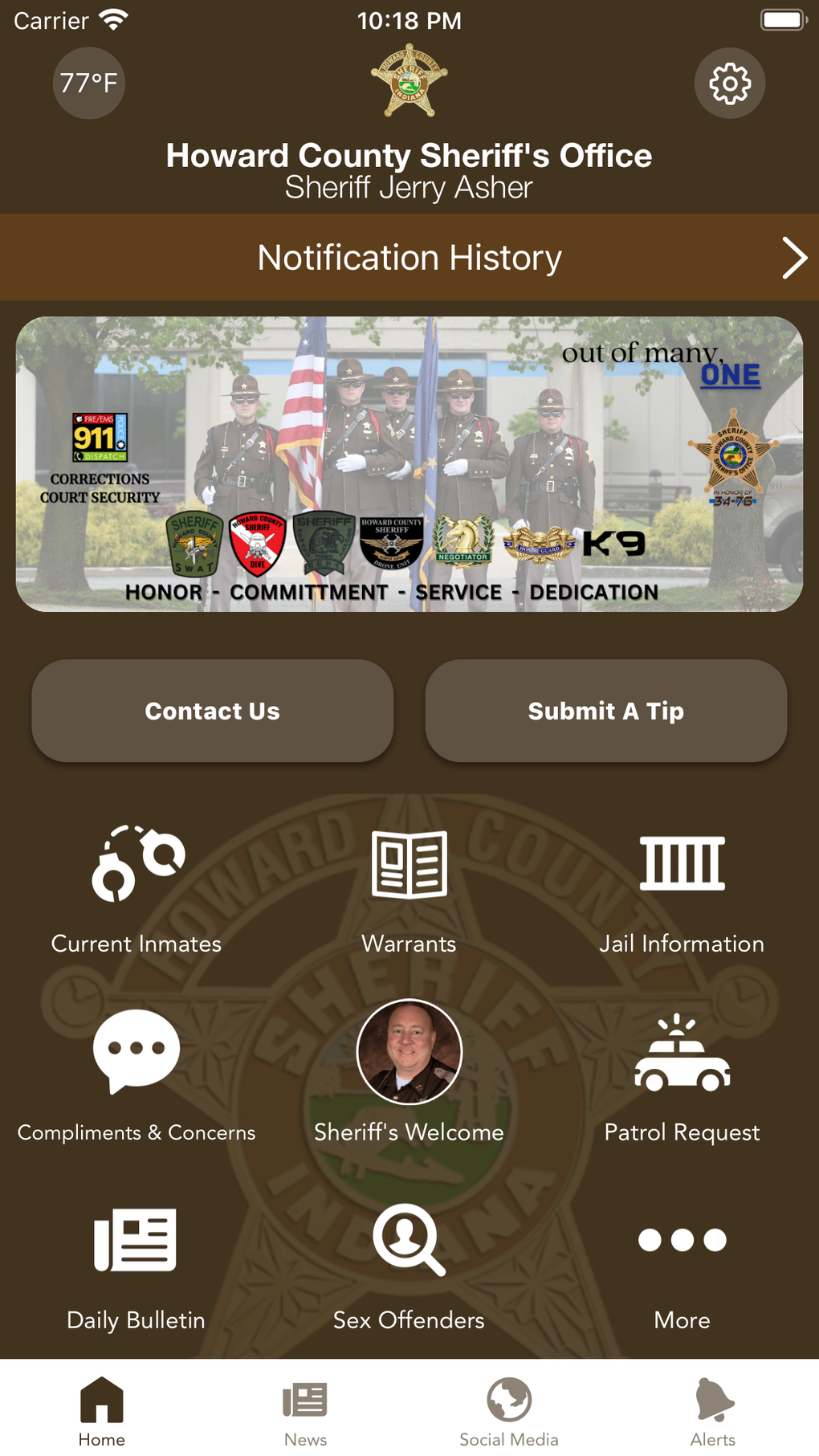 Howard County Sheriffs Office pour iPhone - Télécharger