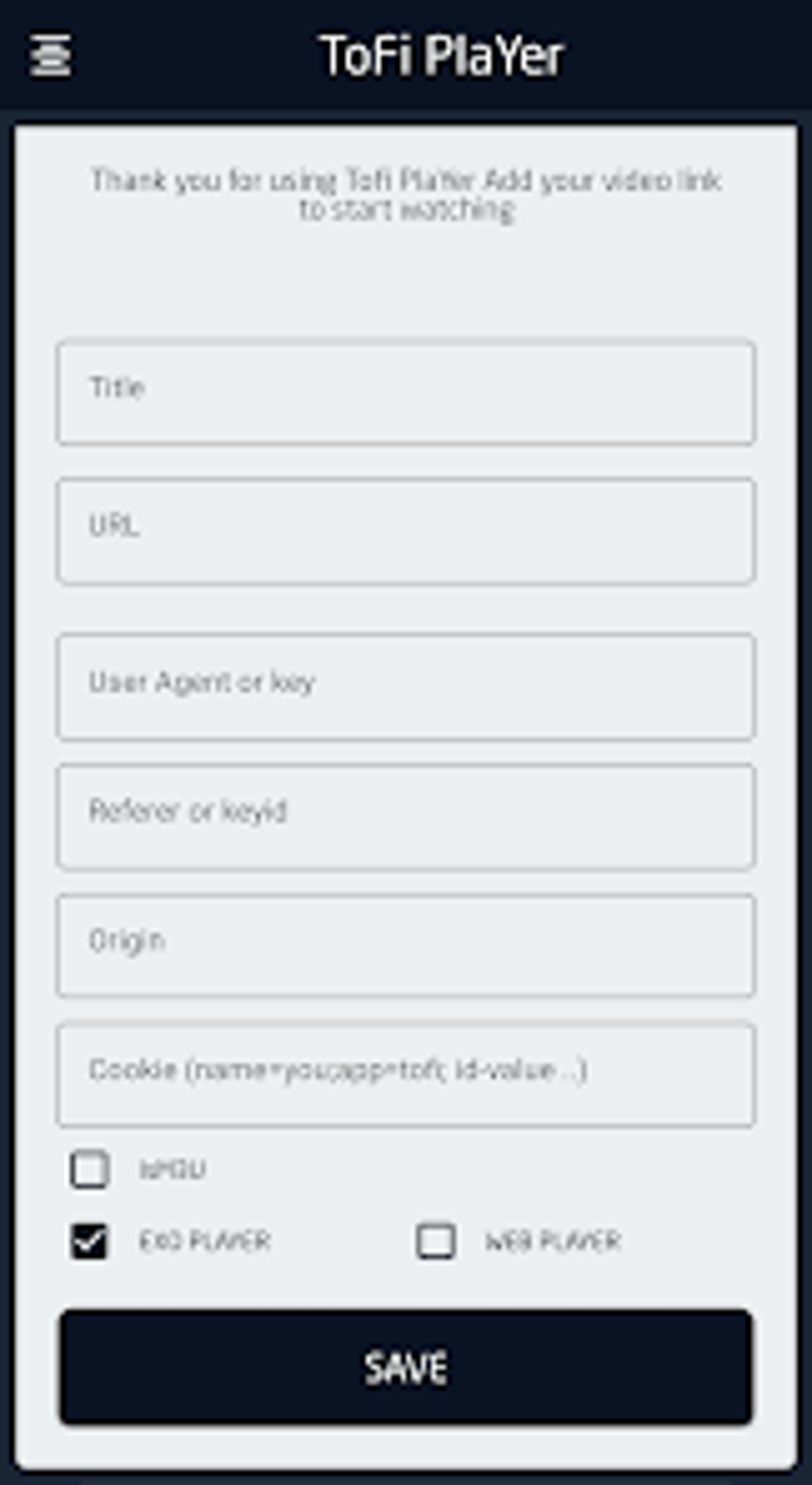 ToFi PlaYer for Android - Download