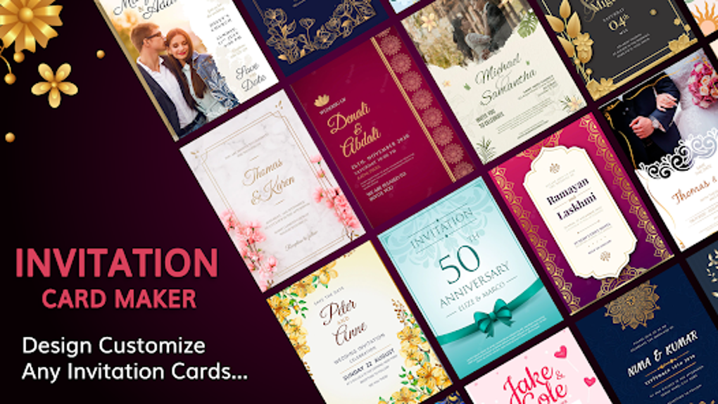 Digital Invitation Card Maker para Android - Download