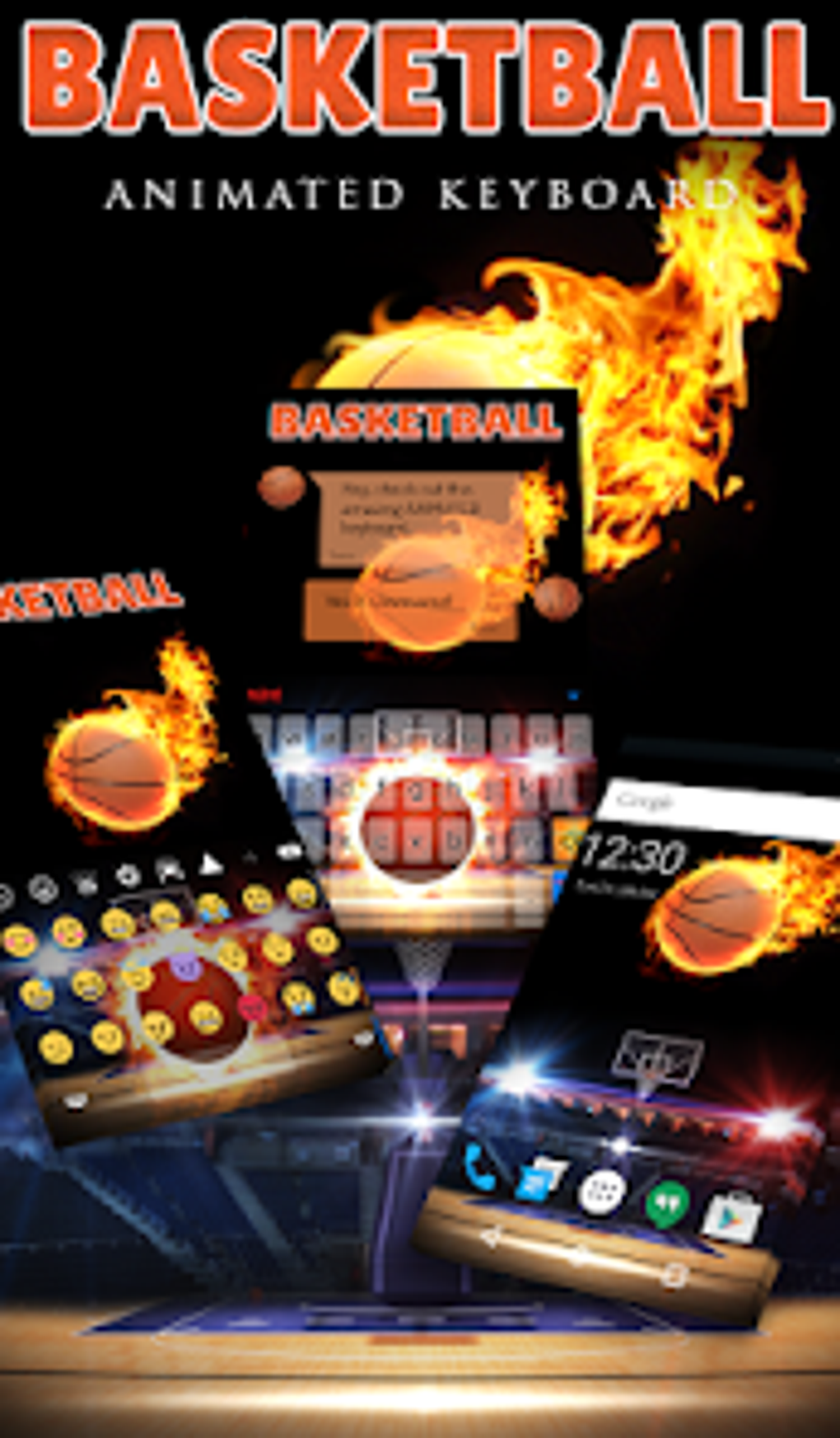 Basketball Animated Keyboard for Android - Download