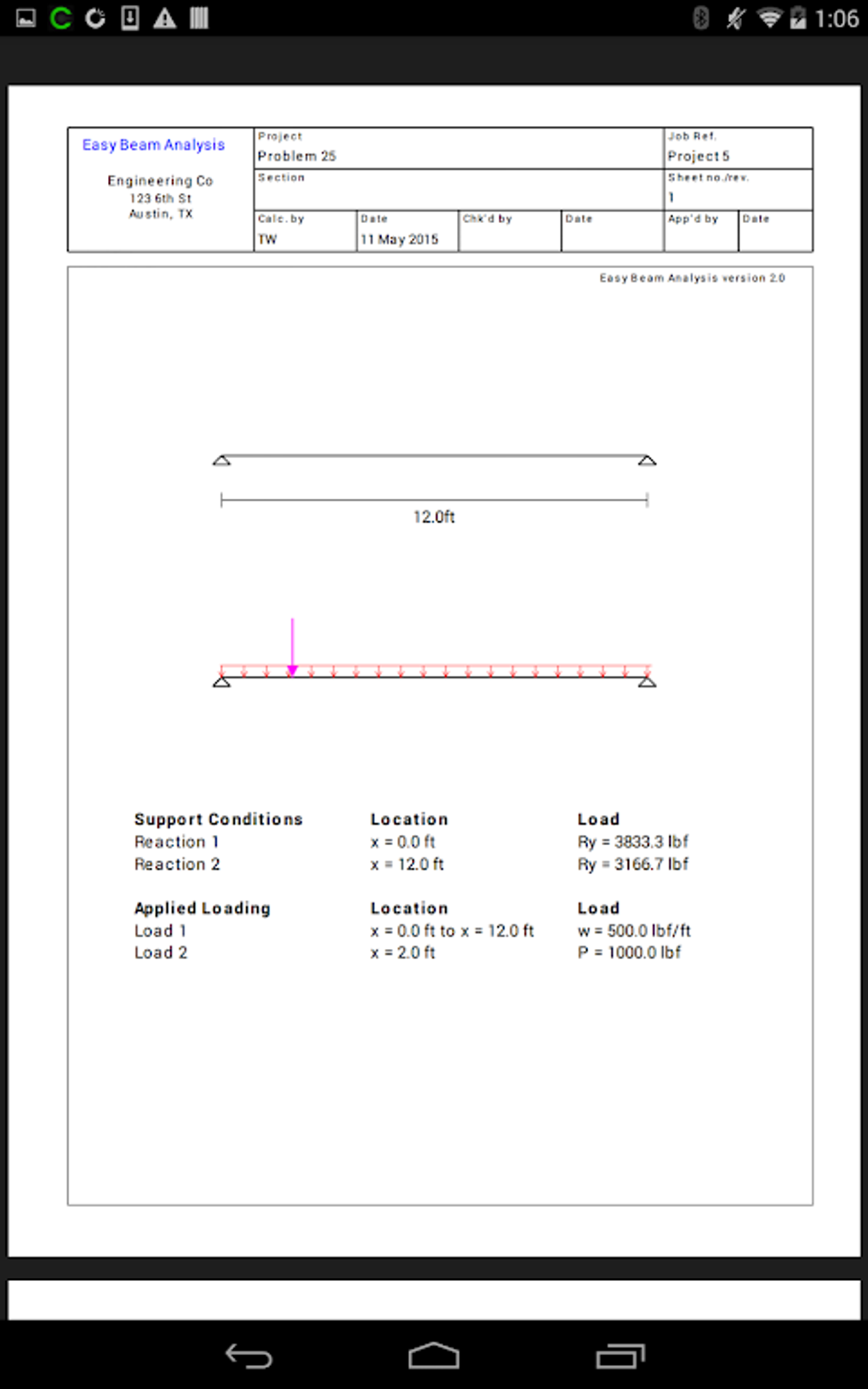 Easy Beam Analysis APK for Android - Download