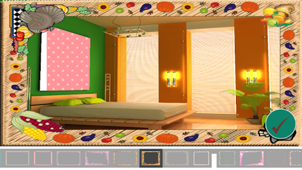 Bedroom selfie photo frame for Android - Download