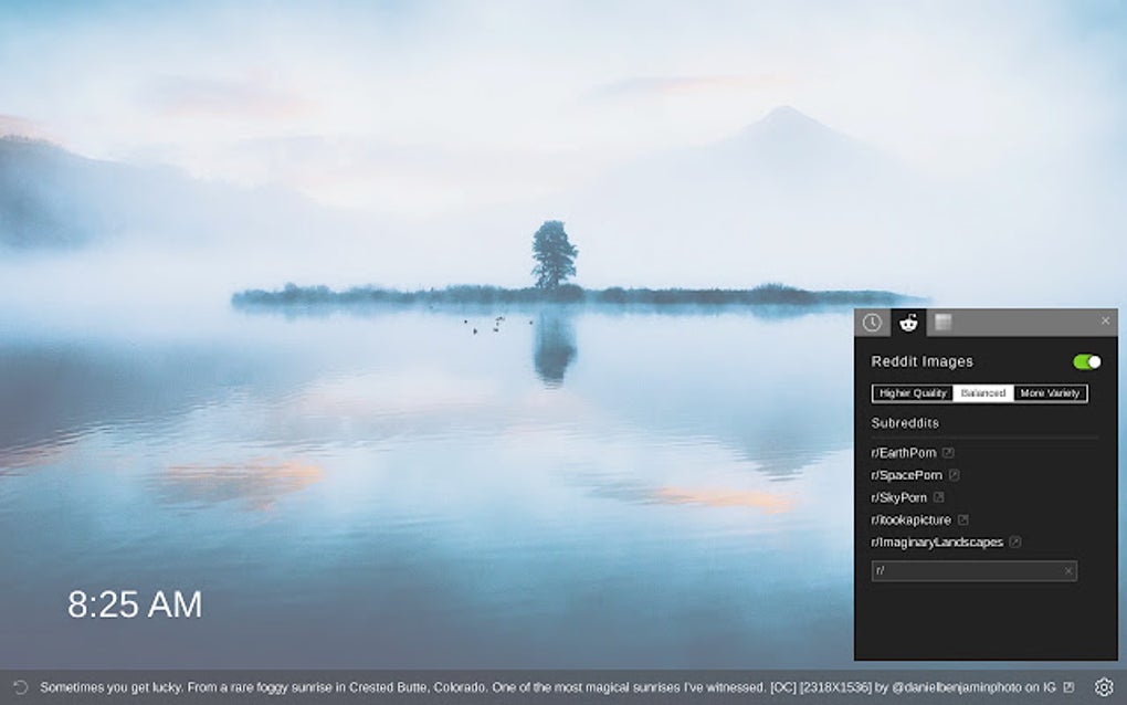 Nice New Tab para Google Chrome - Extensión Descargar