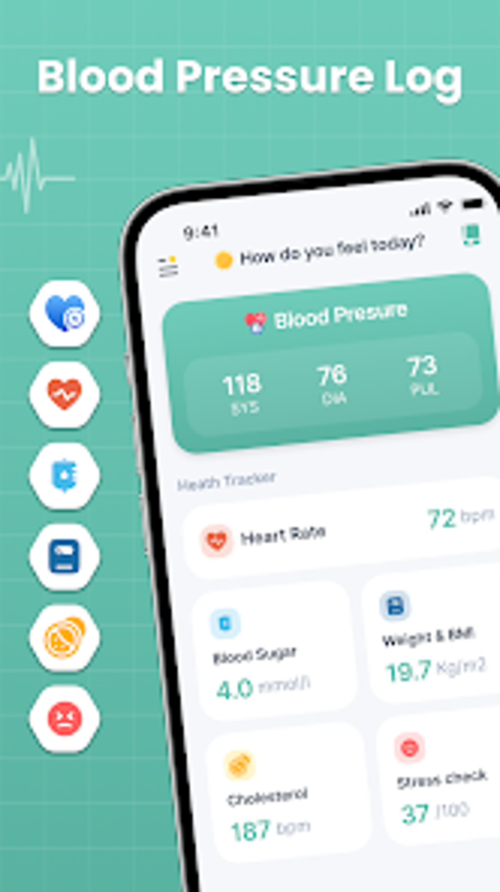 Android 용 Blood Pressure: Log Tracker - 다운로드