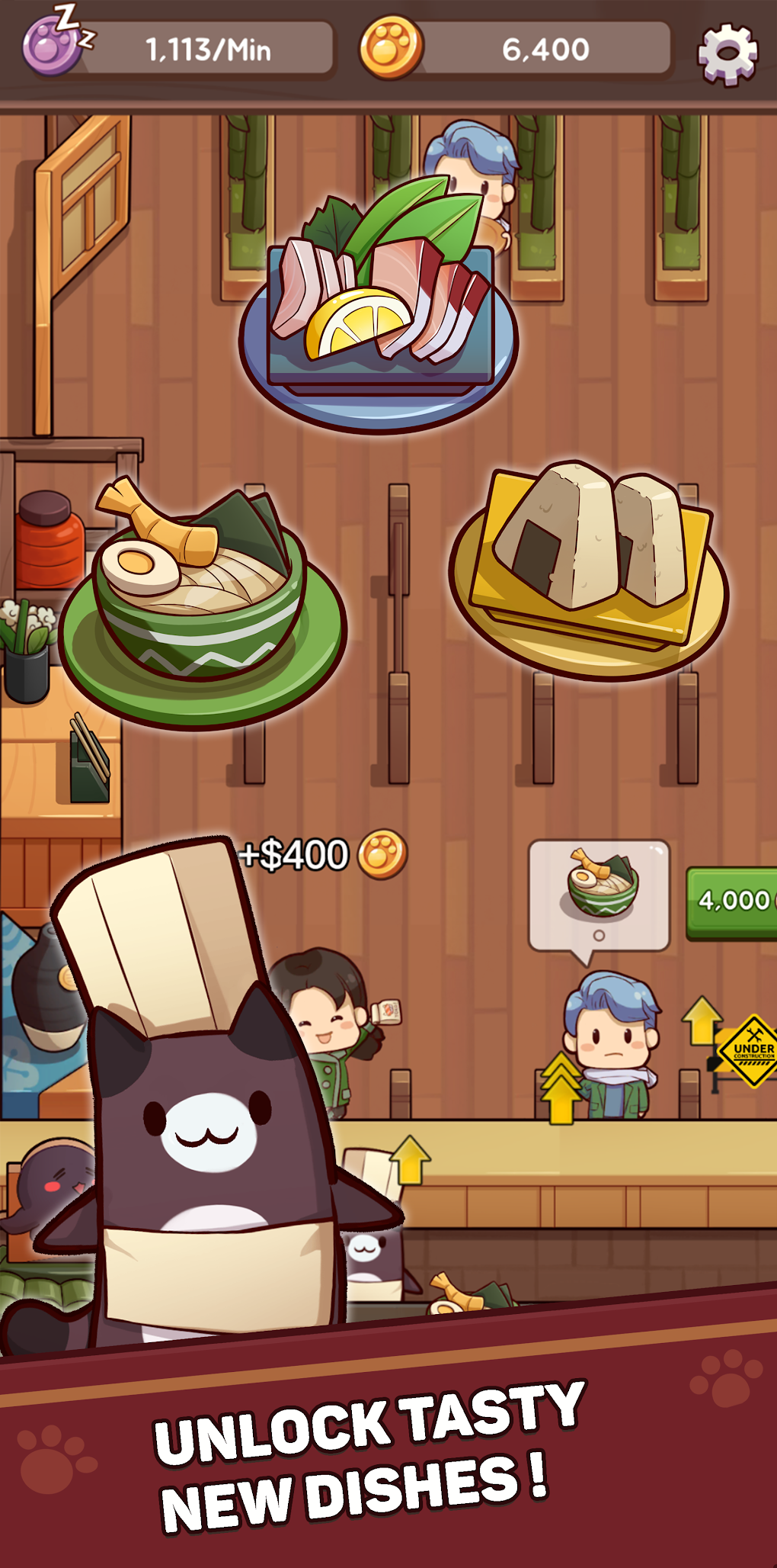 Food It - cats idle empire for Android - Download