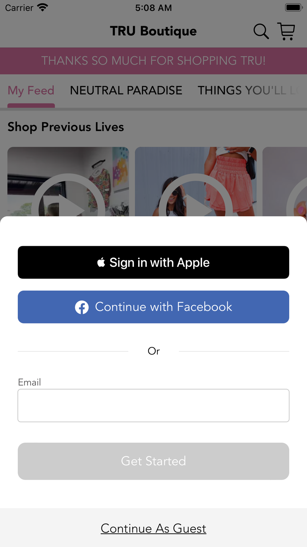TRU Boutique for iPhone - Download