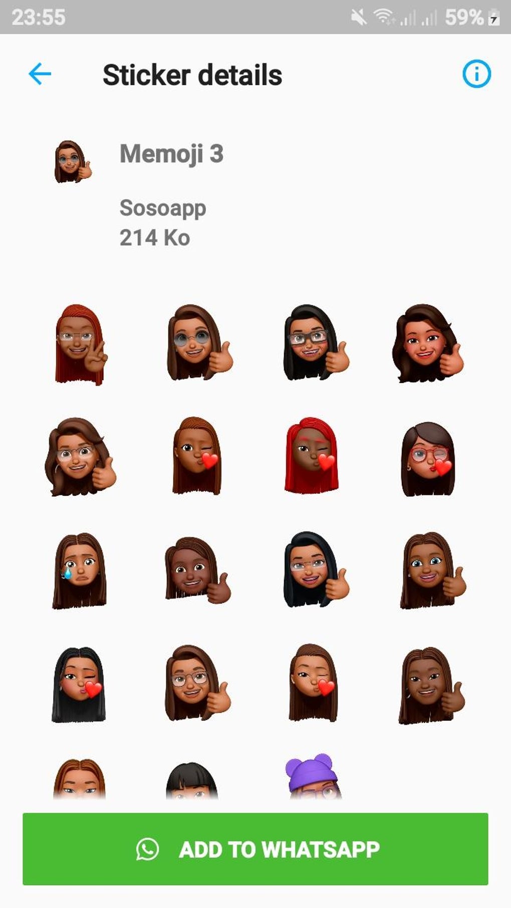 Memoji Black People Stickers - WAStickerApps APK for Android - Download