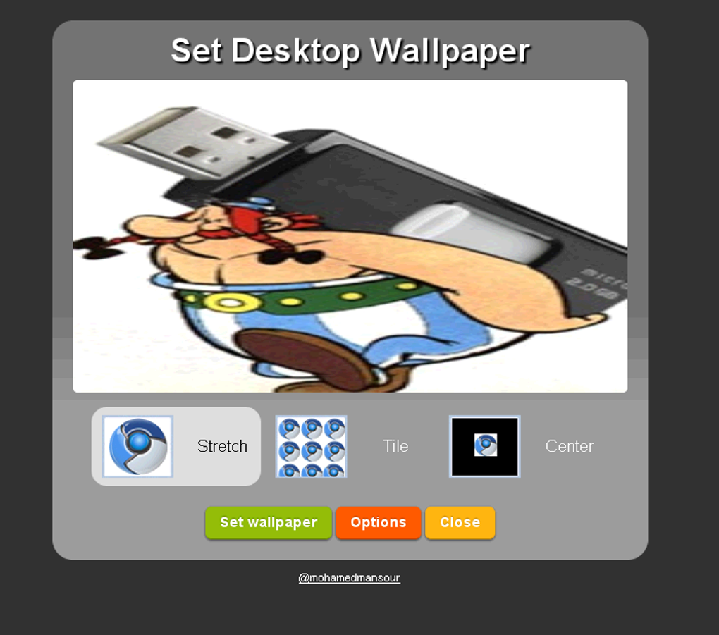 Set image as wallpaper - Download