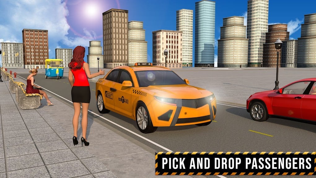 City Car Driving Games : Taxi Simulator games 2021 para Android - Descargar