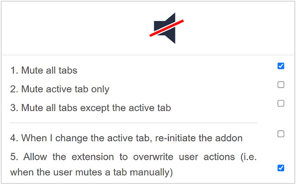 Mute Tab para Google Chrome - Extensión Descargar