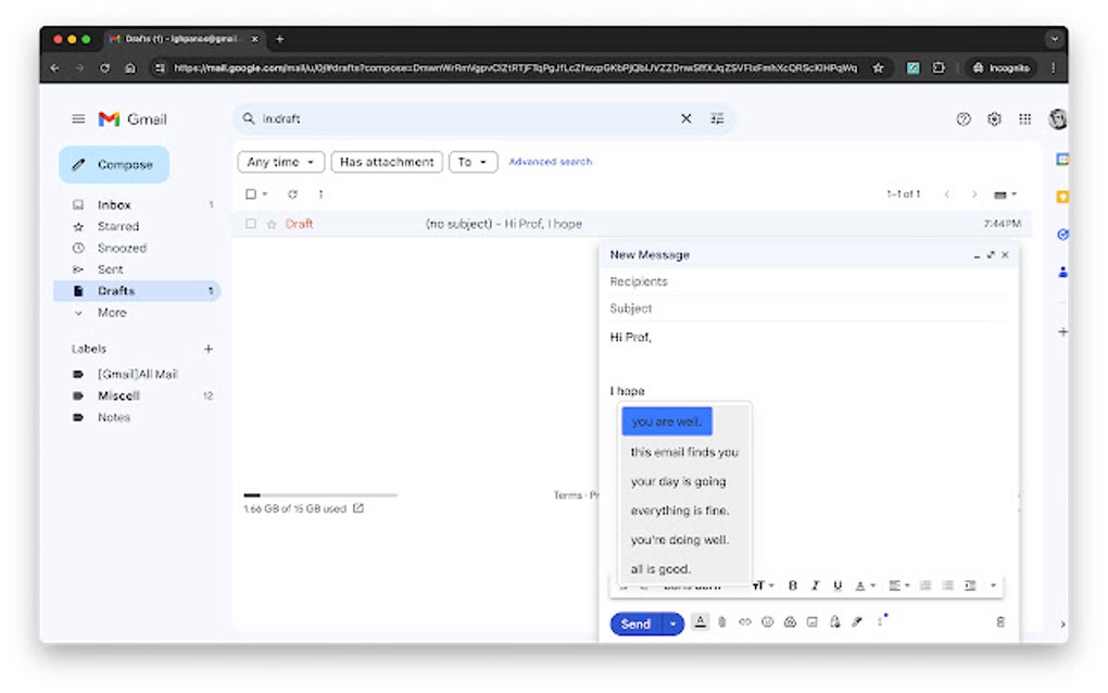 Gmail AutoComplete für Google Chrome - Erweiterung Download