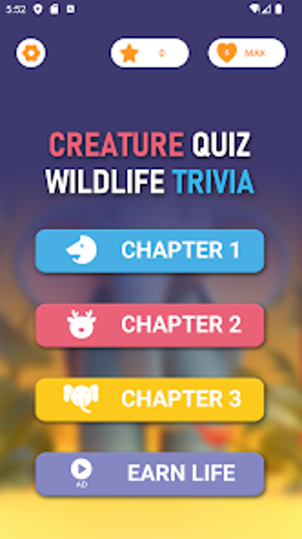 Creature Quiz: Wildlife Trivia per Android - Download