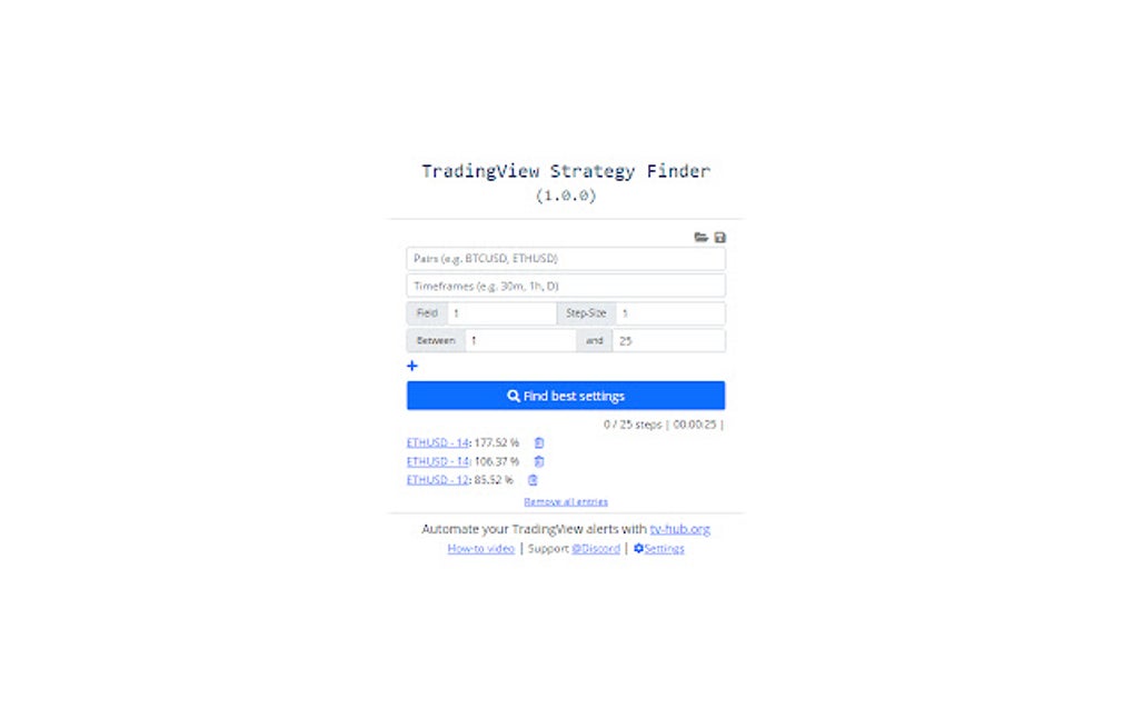 TradingView Strategy Finder for Google Chrome - Extension Download