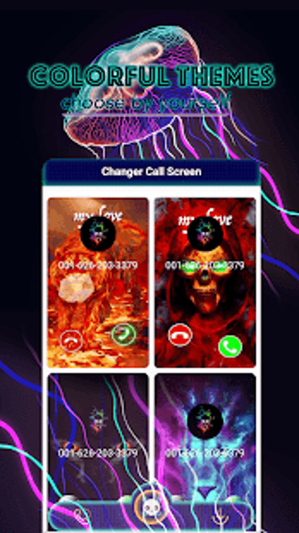 Call Screen Changer - Color Flash Theme para Android - Descargar