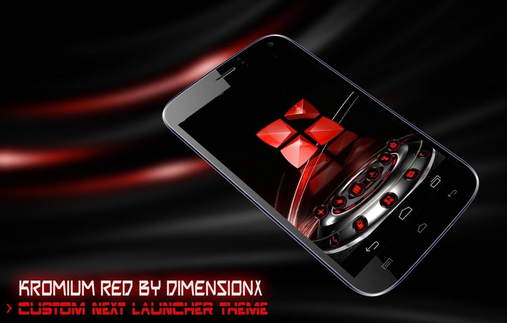 Android 용 Kromium Red Theme icon pack APK - 다운로드
