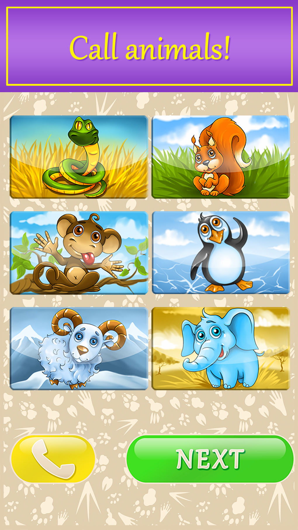 Phone Animals Numbers Games no for iPhone - Download