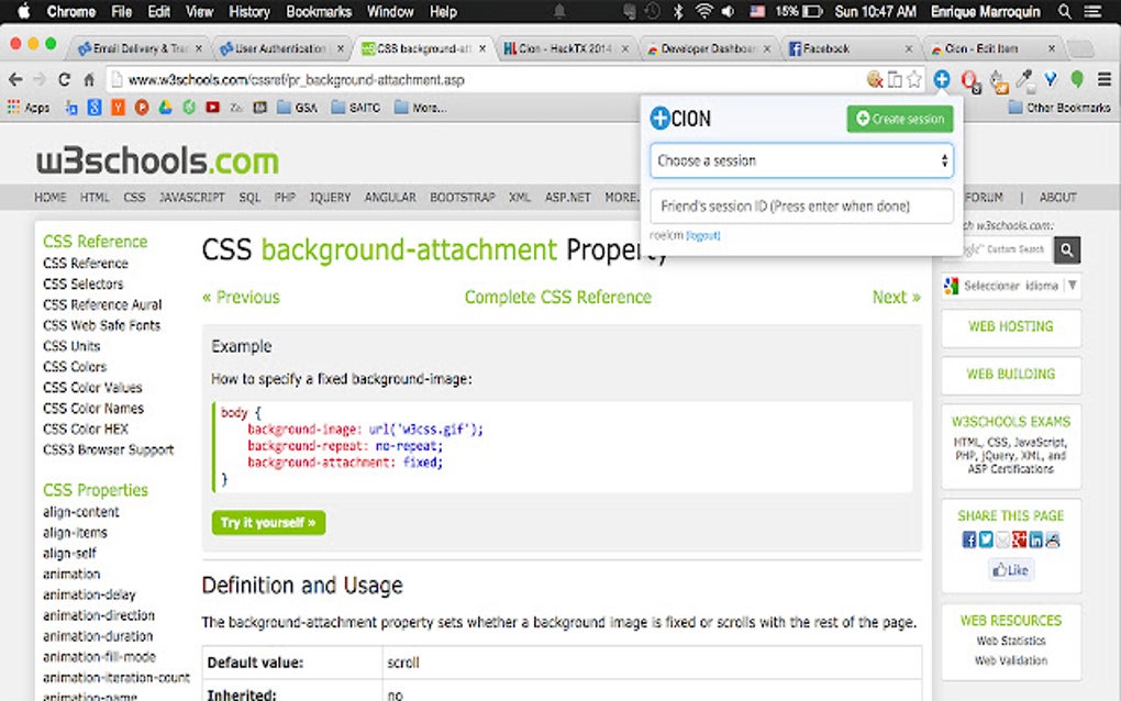 Cion for Google Chrome - Extension Download