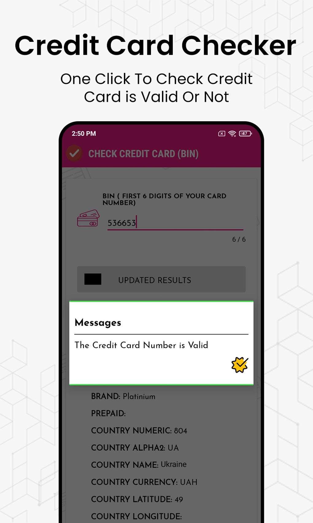 Check Credit Card Debit Card for Android - Download