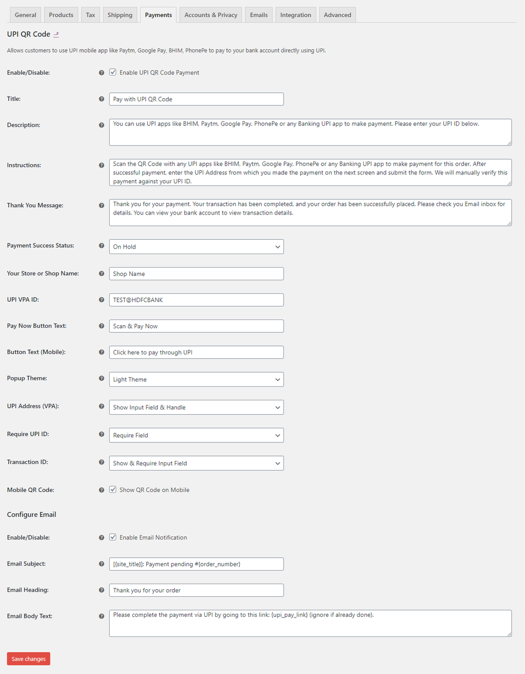 UPI QR Code Payment Gateway สำหรับ WordPress - ดาวน์โหลด UPI QR Code Payment Gateway สำหรับ WordPress - ดาวน์โหลด