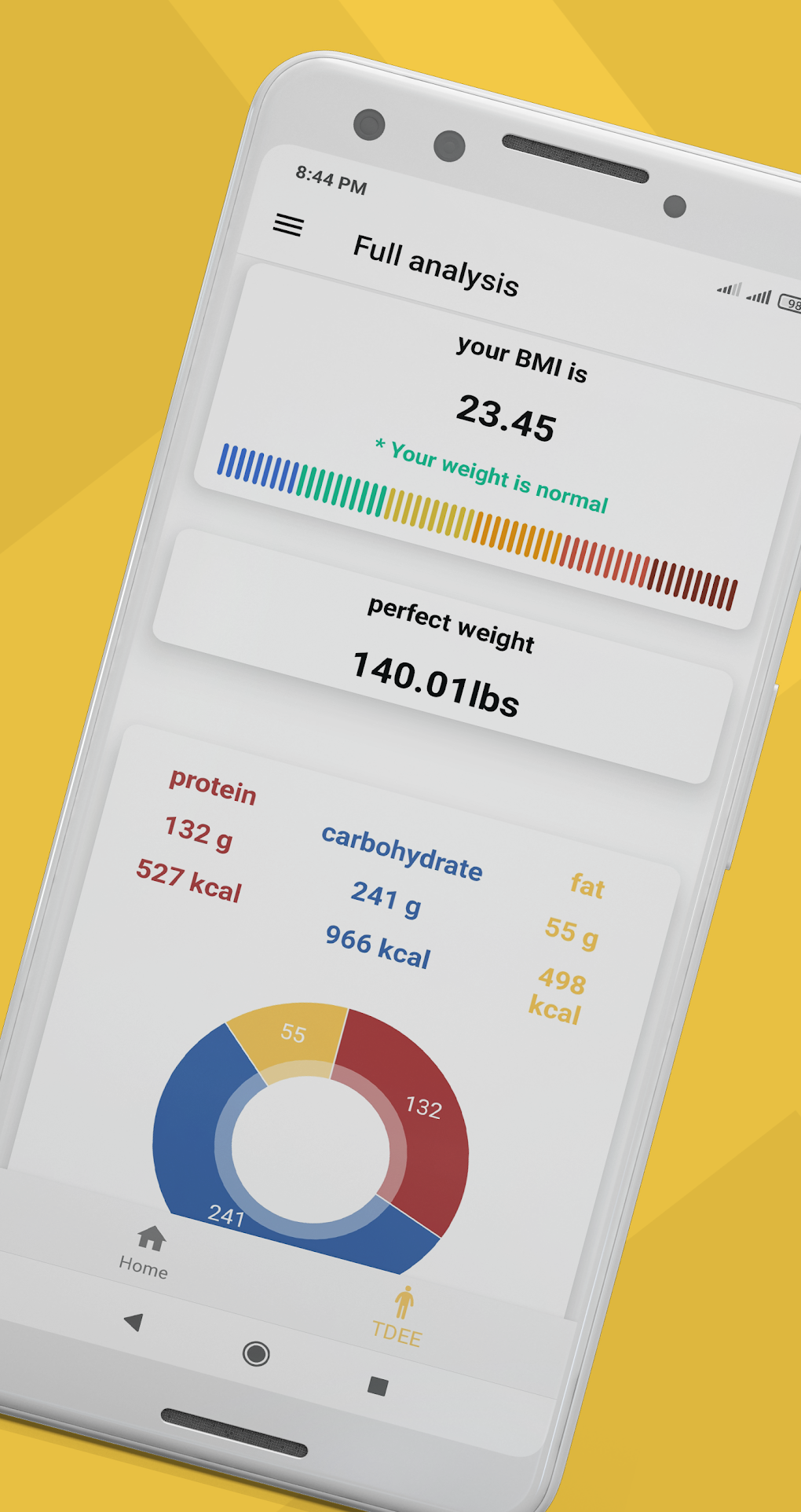 MacrosPal Calorie CounterTDEE for Android - Download