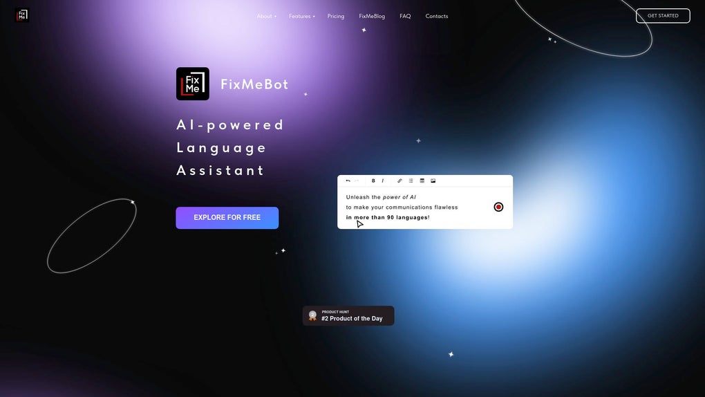 AI 채팅를 위한 FixMeBot - 리뷰, 기능 및 사용 사례