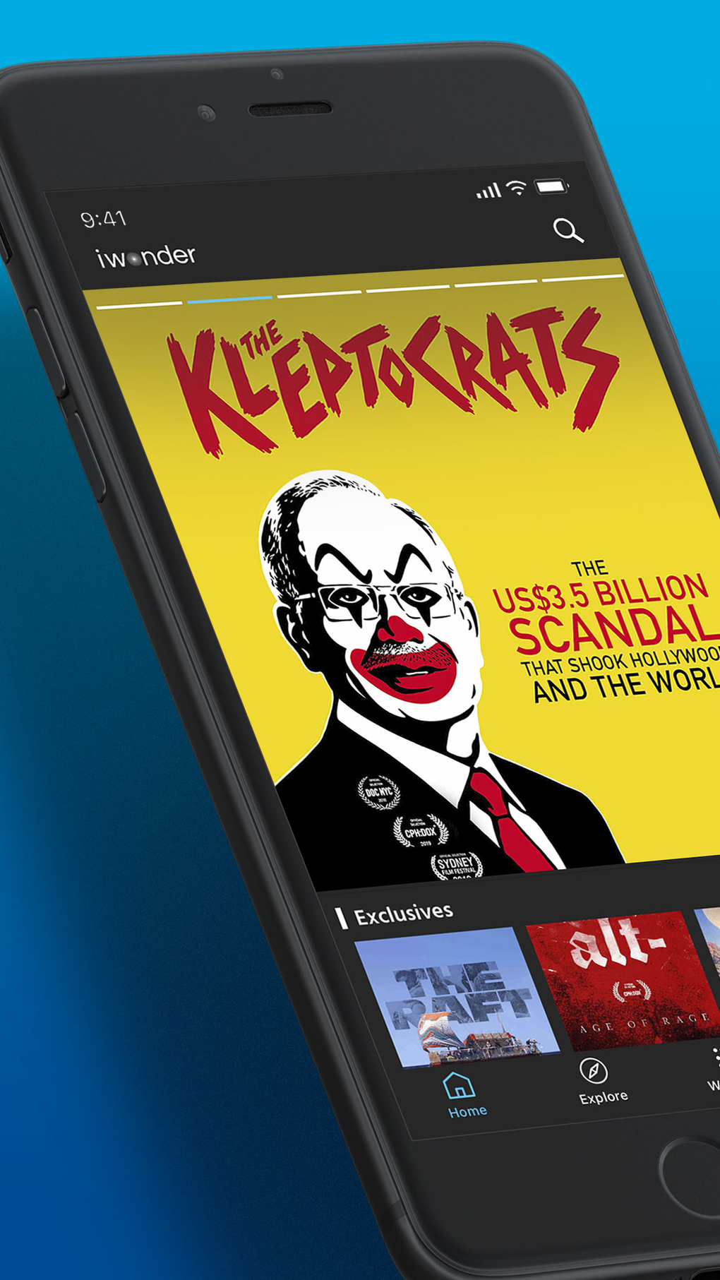 iwonder: watch documentaries for iPhone - Download