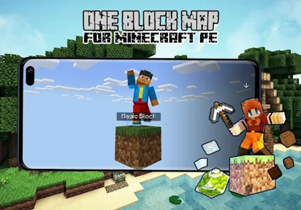 Android için One Block Map For Minecraft PE - İndir