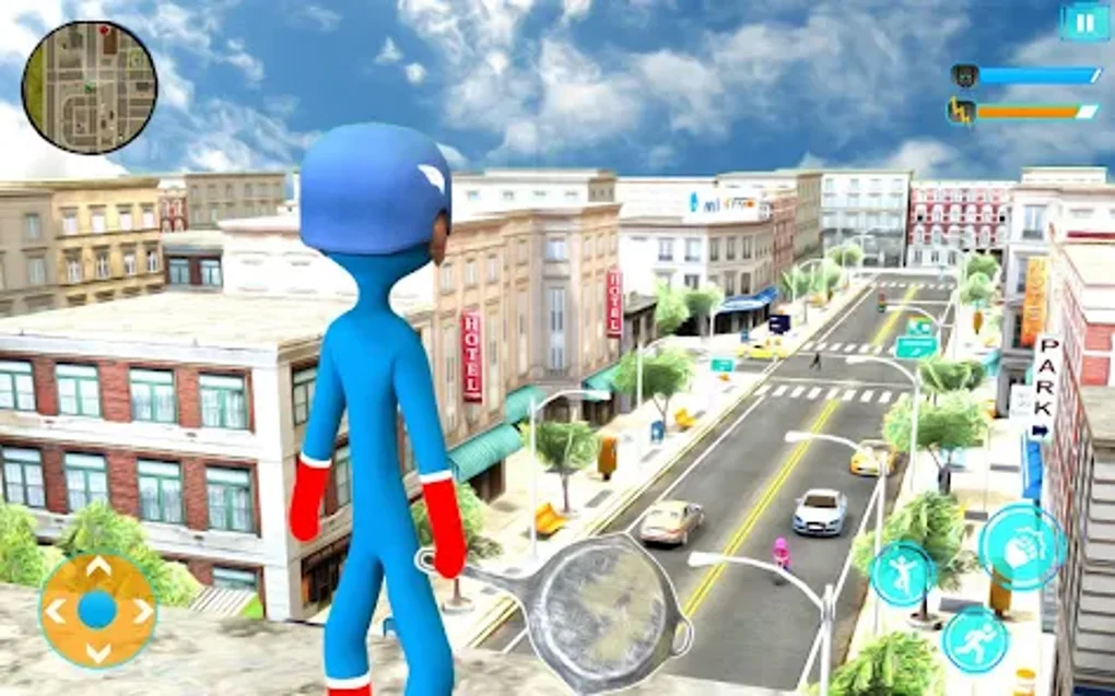 Captain Stickman Rope Hero New for Android - Download