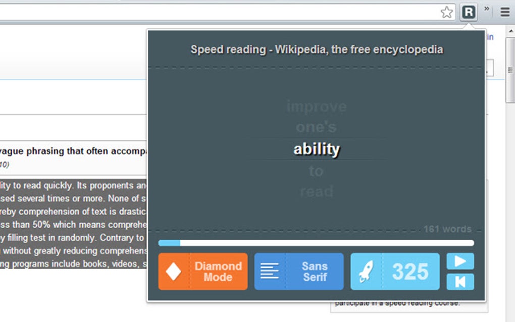 Read fast - Speed Reading Extension for Google Chrome - Extension Download Read fast - Speed Reading Extension for Google Chrome - Extension Download