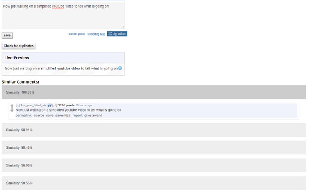 Reddit comment checker for Google Chrome - Extension Download