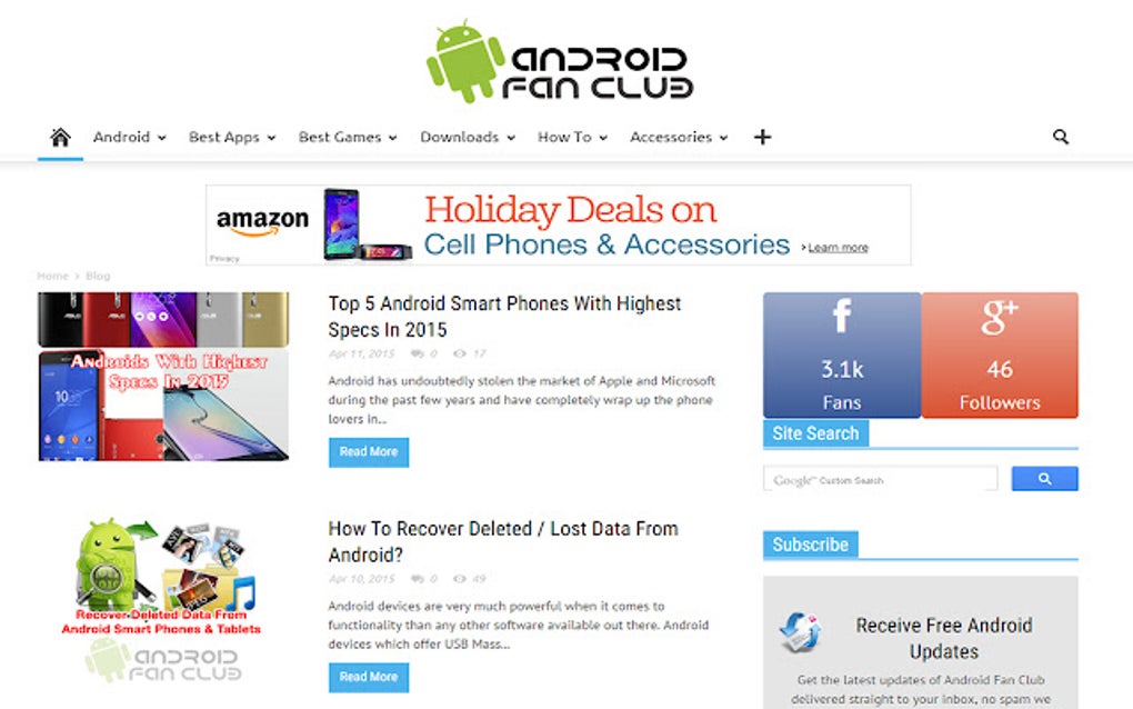 Android Fan Club for Google Chrome - Extension Download