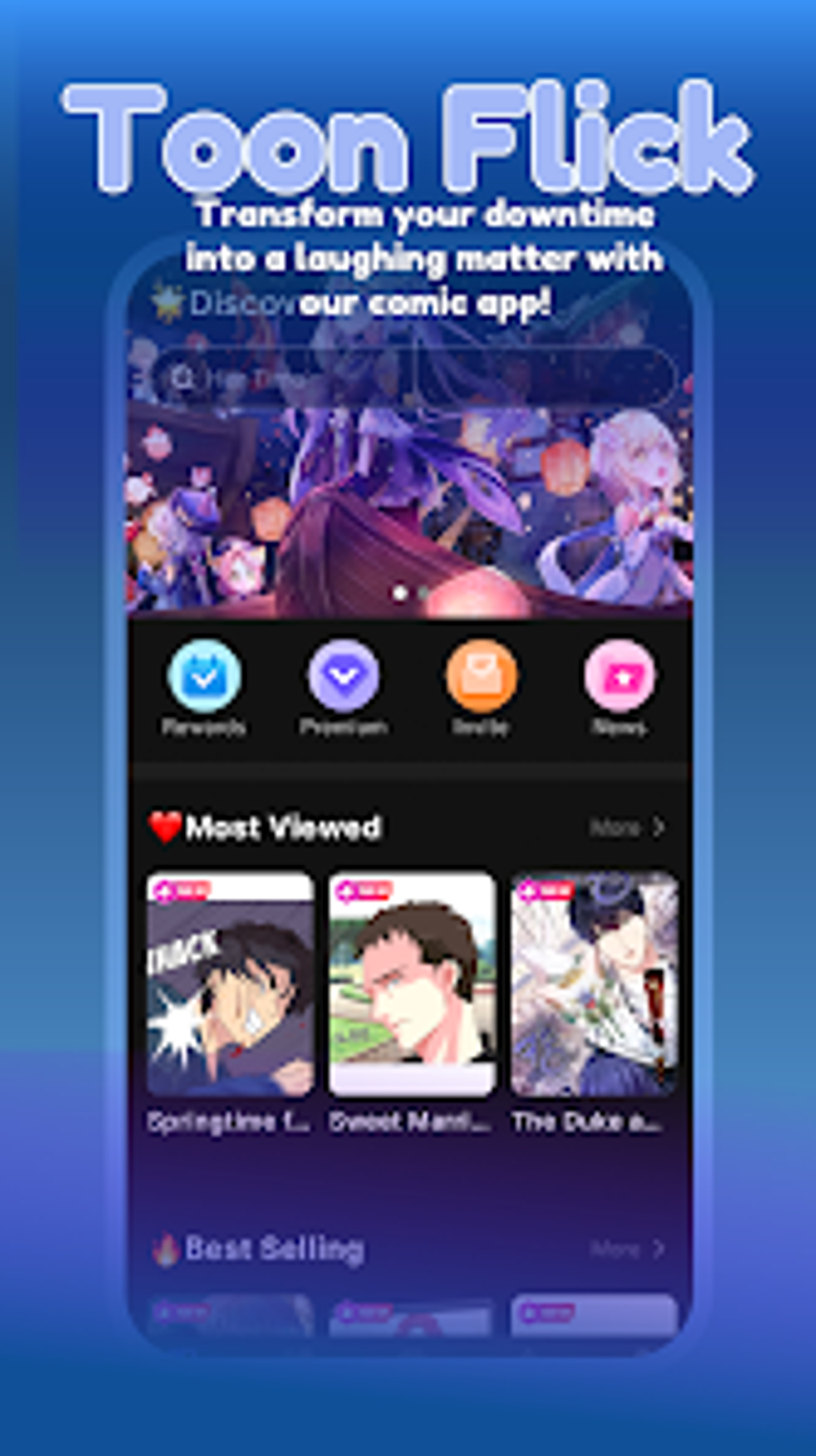 Toon Flick cho Android - Tải về