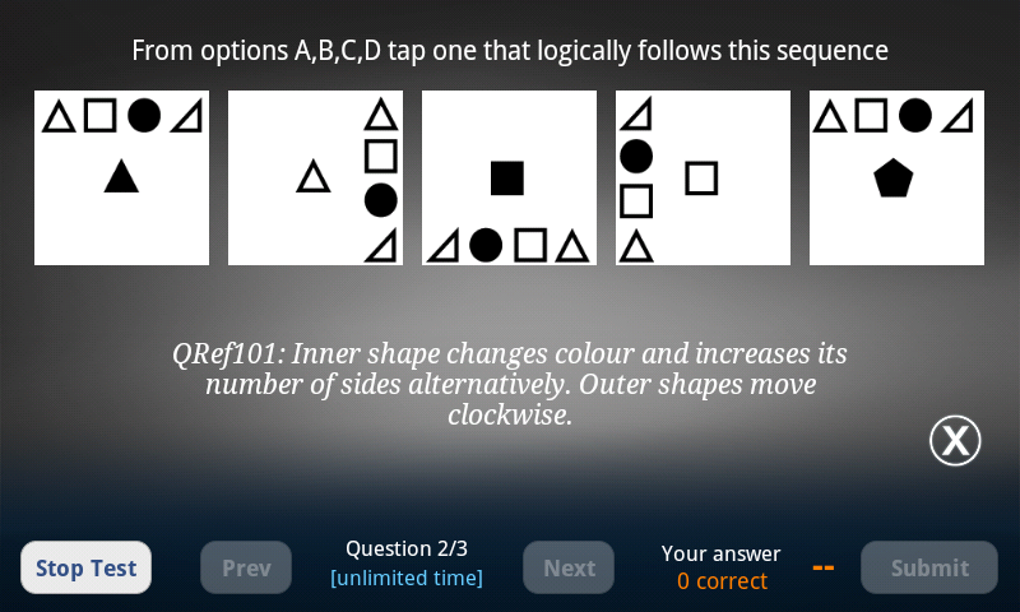 Android 용 Abstract Reasoning Test (Demo) APK - 다운로드