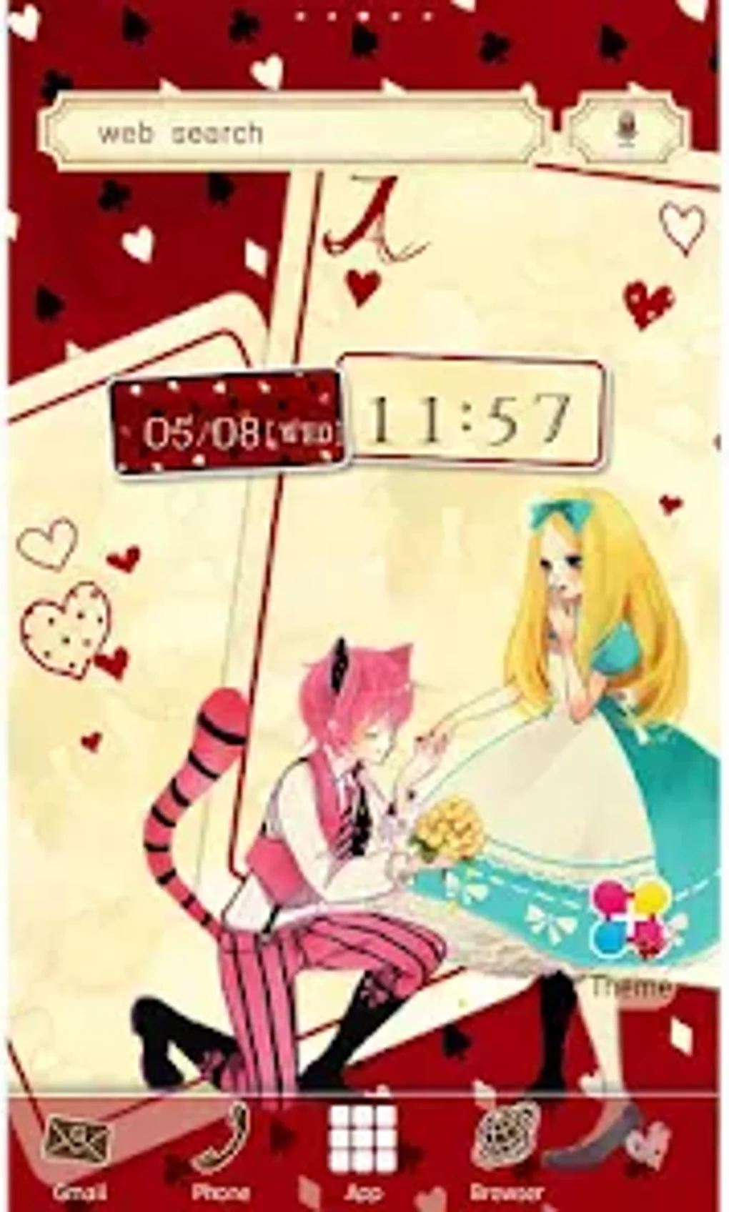 Loving Alice Wallpaper Theme for Android - Download