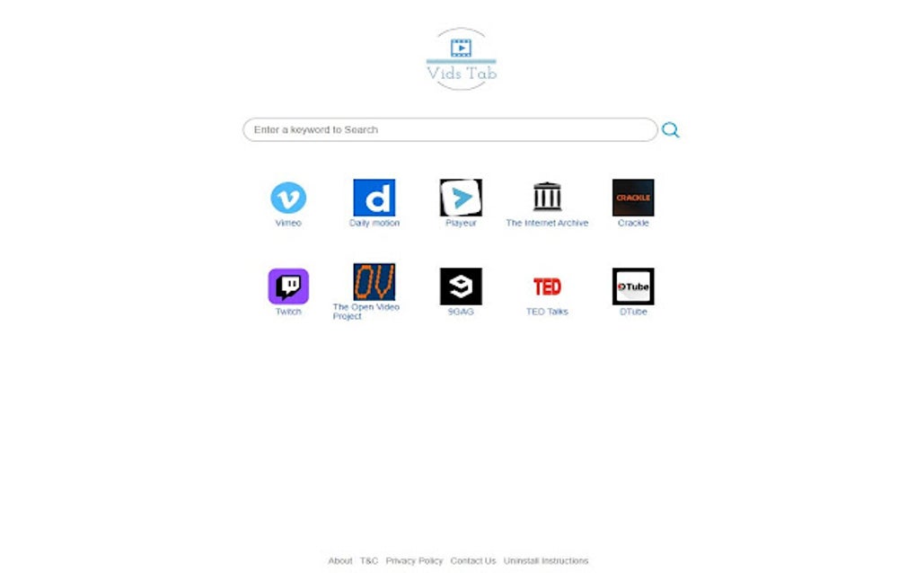Vids Tab para Google Chrome - Extensión Descargar