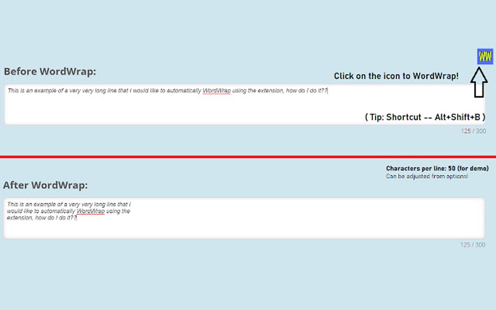 Word Wrapper -- Character-limit per line para Google Chrome - Extensión ...