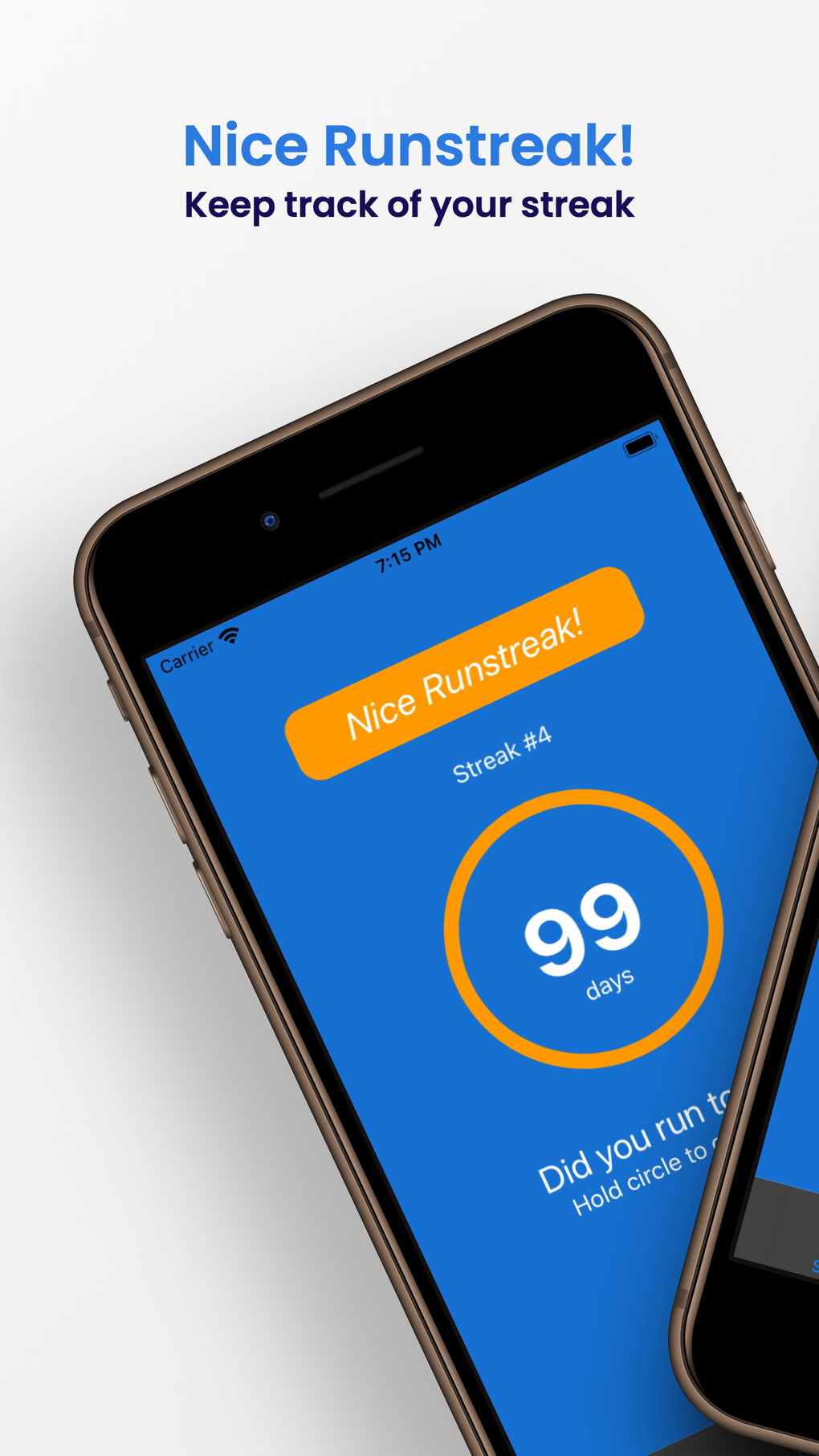 Nice Runstreak for iPhone - Download