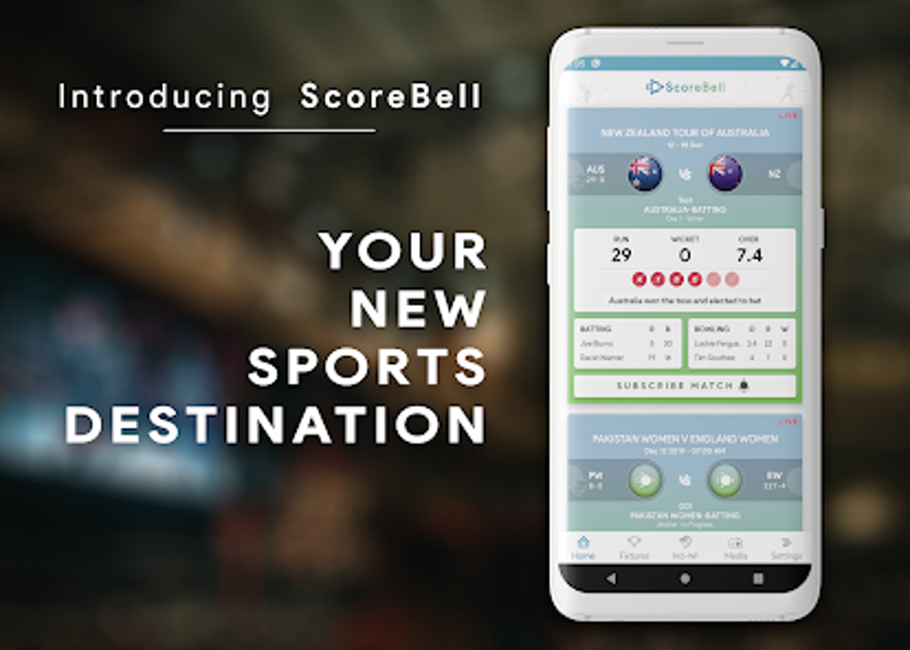 ScoreBell - Live Cricket score for Android - Download