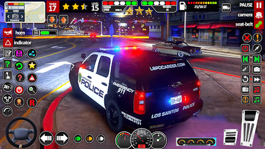 US Police Car Chase : Cop Sim per Android - Download