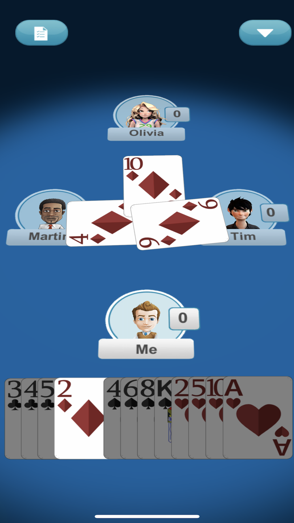 Hearts Card Game Classic for iPhone - Download