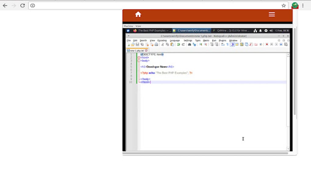 Notepad++ online pour Google Chrome - Extension Télécharger