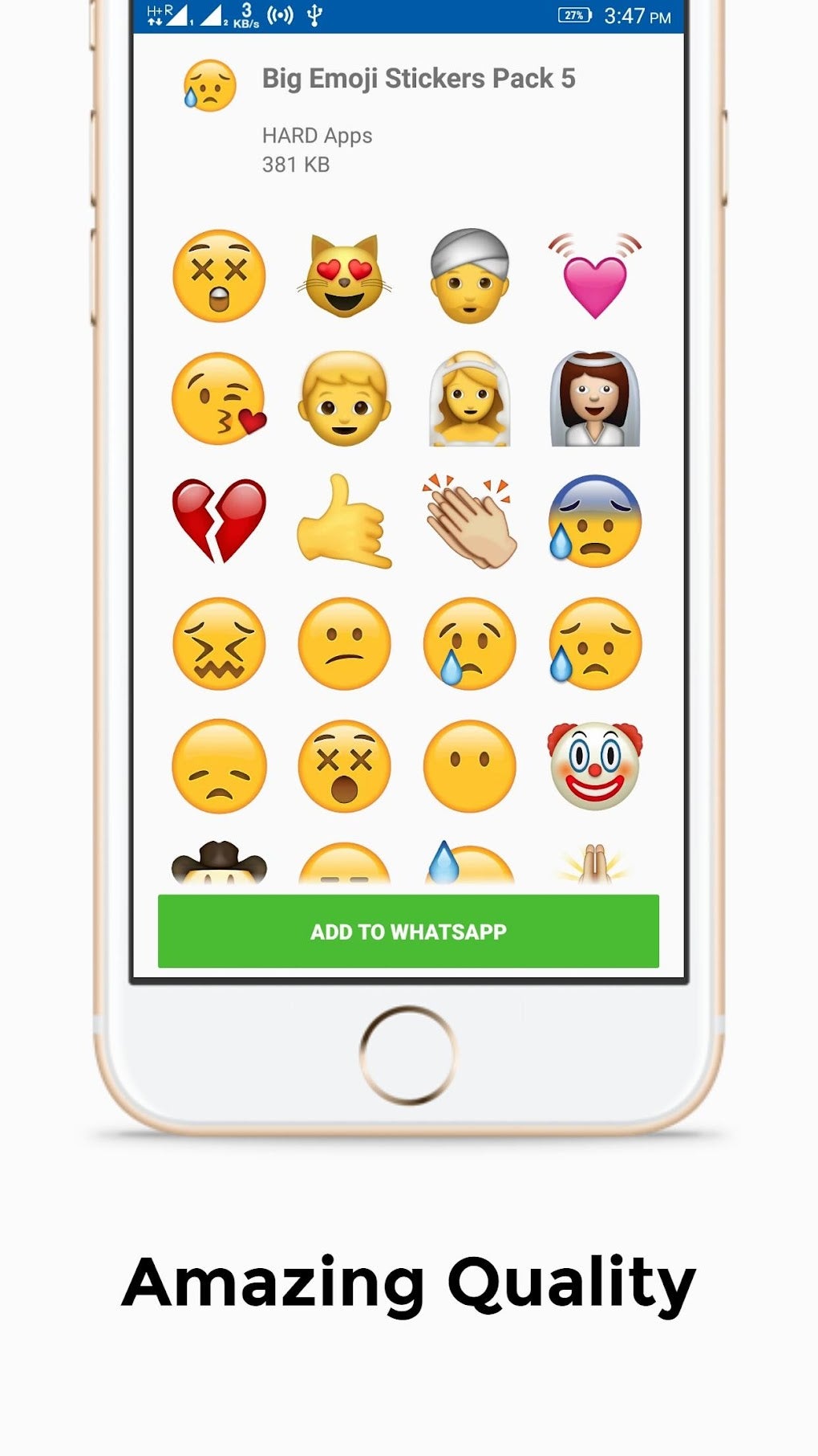 Big Emoji Stickers For Whatsapp สำหรับ Android - ดาวน์โหลด