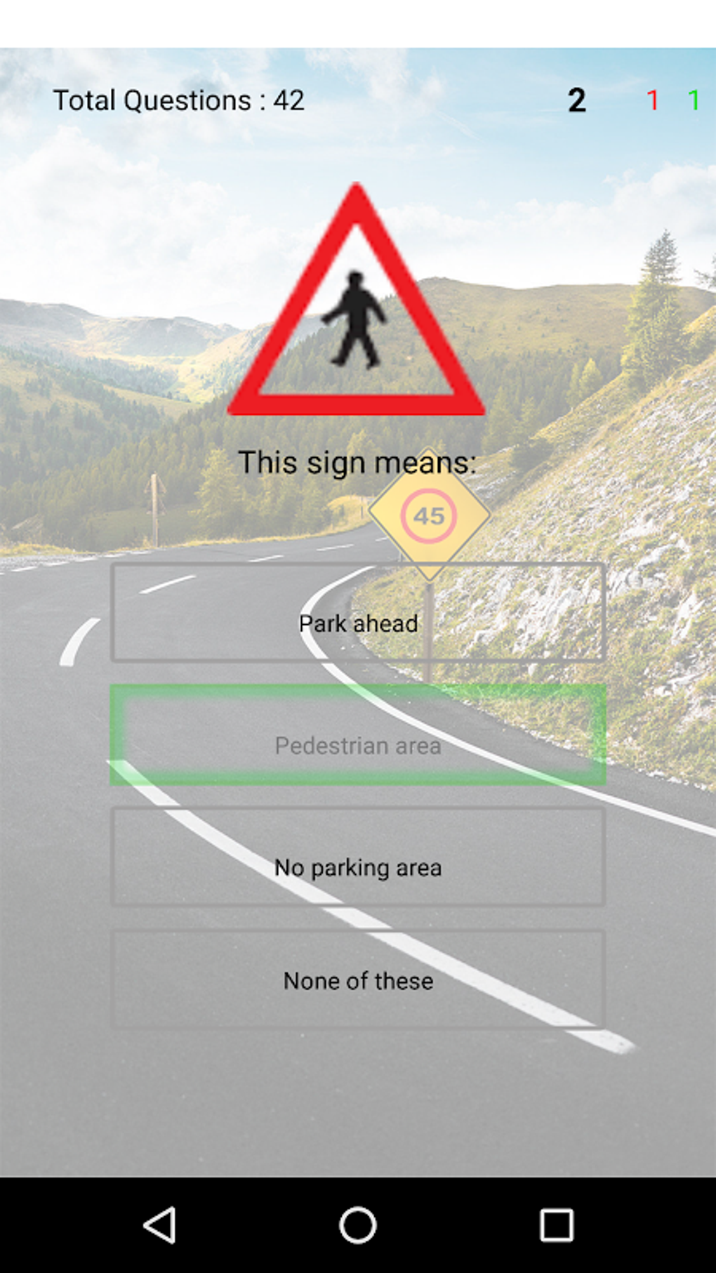 Driving theory test - Traffic signals test APK for Android - Download