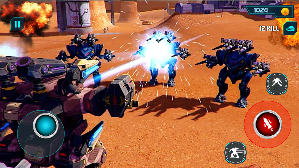 Robots War robot fighting game for iPhone - Download