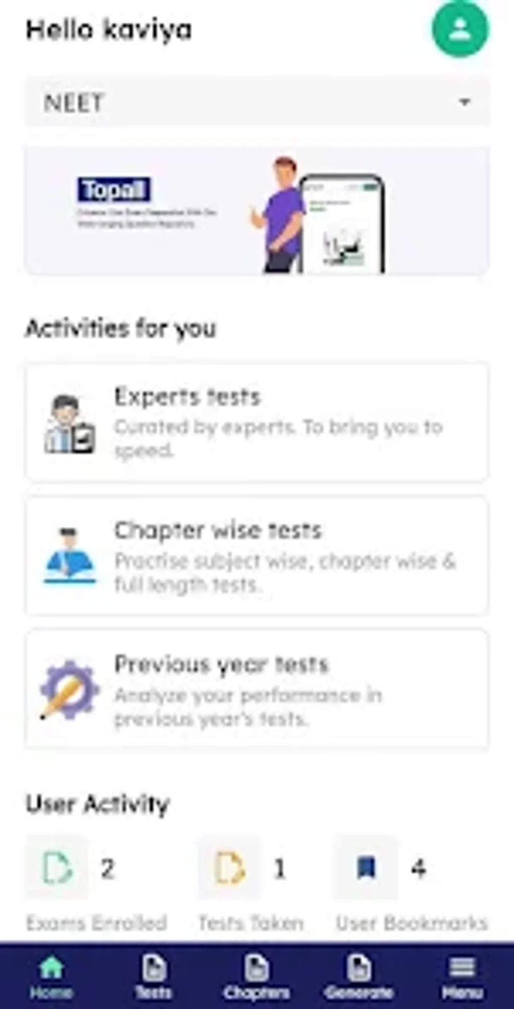 Android için TopAll -NEETJEE Test Prep App - İndir