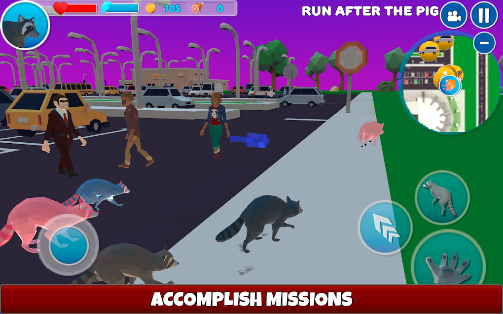 Raccoon Adventure: City Simula APK for Android - Download