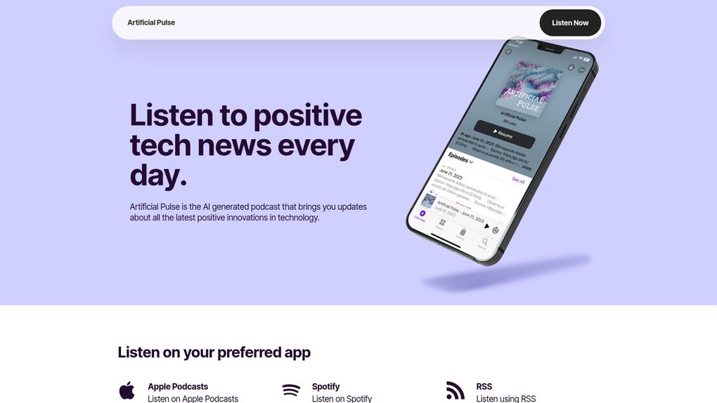 Artificial Pulse สำหรับ AI เสียง: รีวิว, คุณสมบัติและการใช้งาน