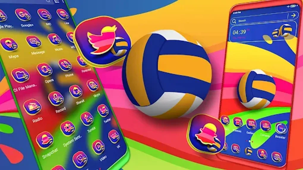 Volleyball Launcher Theme for Android - Download