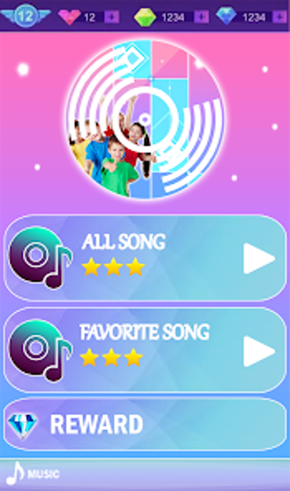 Ninja Kidz Piano game for Android - Download