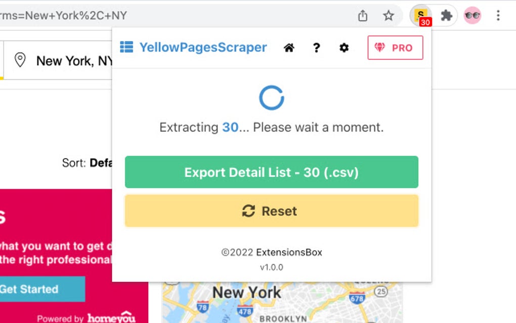 Yellow Pages Scraper - Yellow Pages Spider for Google Chrome - Extension Download